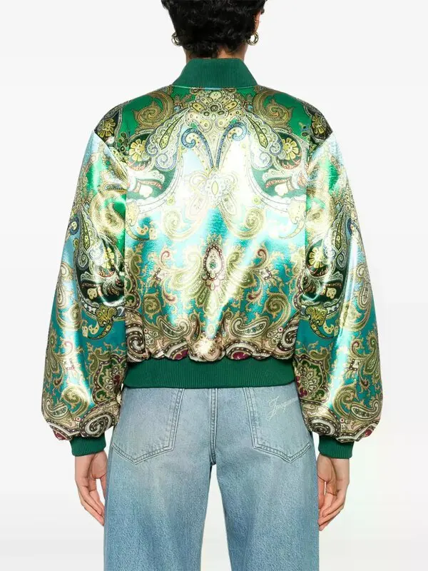 ALEMAIS Clemenza Paisley Zip Jacket