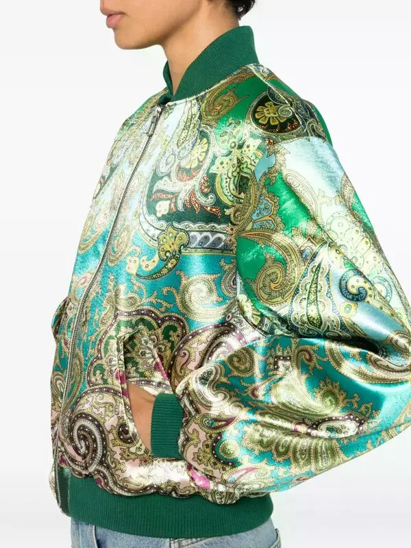 ALEMAIS Clemenza Paisley Zip Jacket