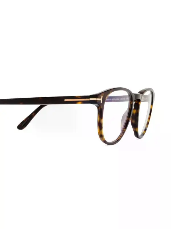 TOM FORD Round-frame Glasses - Brown