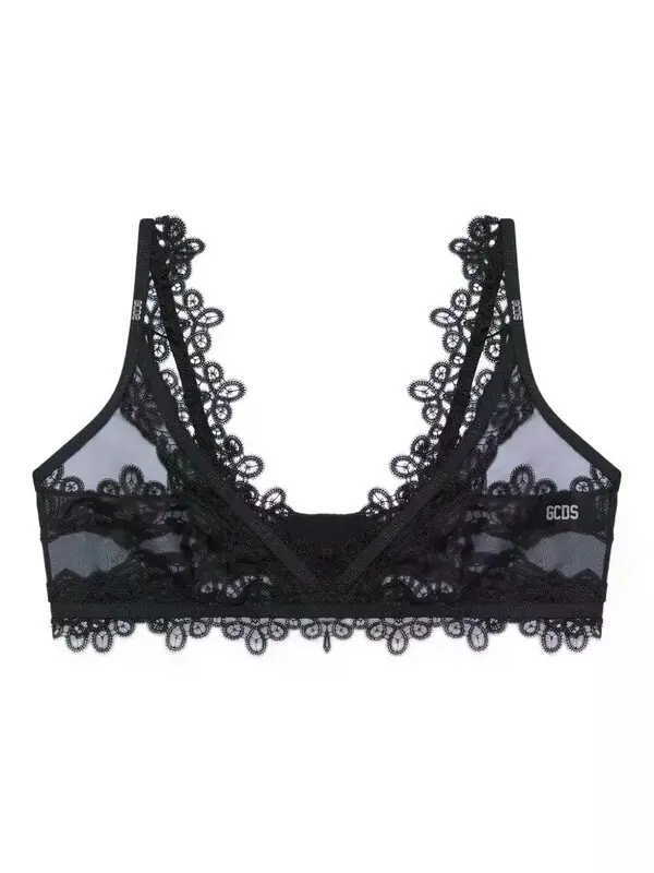 Gcds Lace Bralette Bras - Black