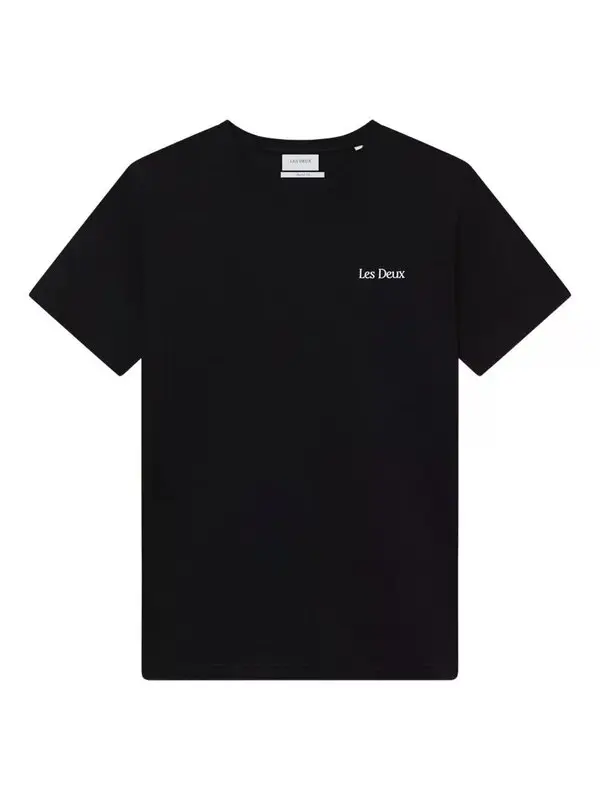 LES DEUX Flowermarket Brady Polo Shirt - Black
