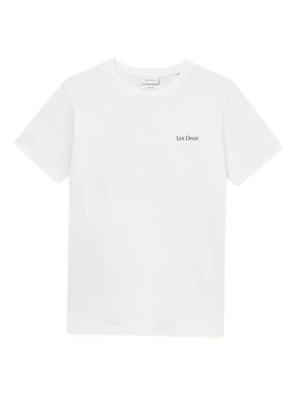 LES DEUX Flowermarket Brady T-shirt - White