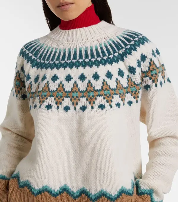 Alanui Crewneck Virgin Wool Sweater