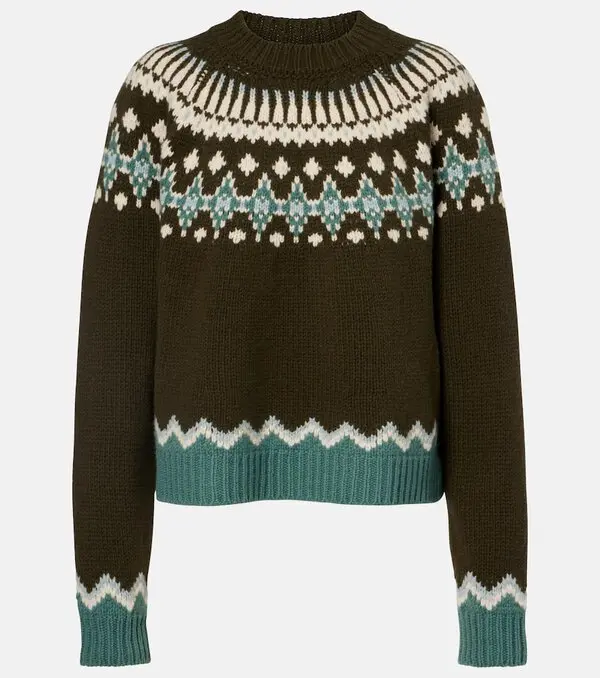 Alanui Virgin Wool Sweater - Brown