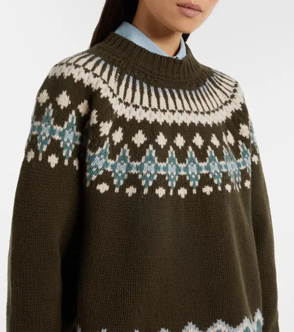 Alanui Virgin Wool Sweater - Brown