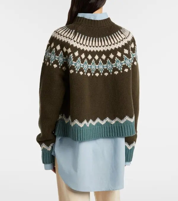 Alanui Virgin Wool Sweater - Brown