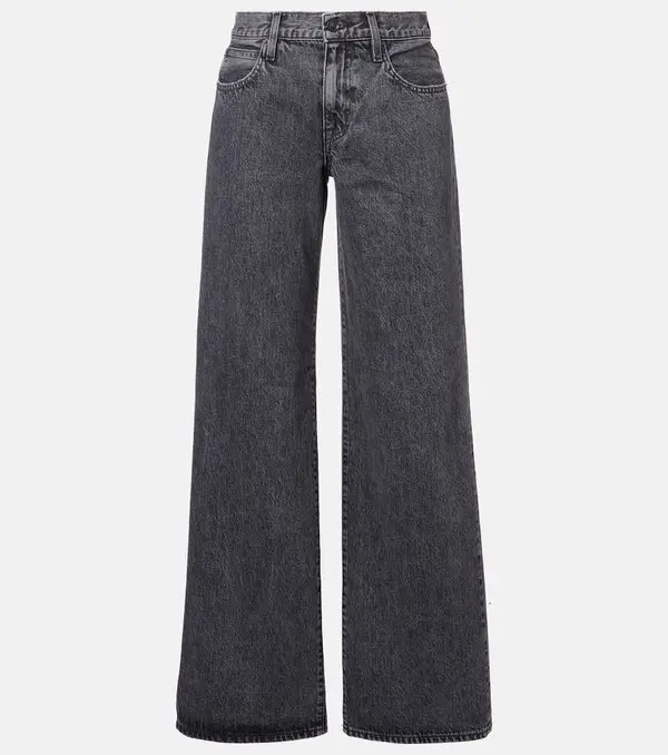 SLVRLAKE Mica Wide-leg Jeans - Black