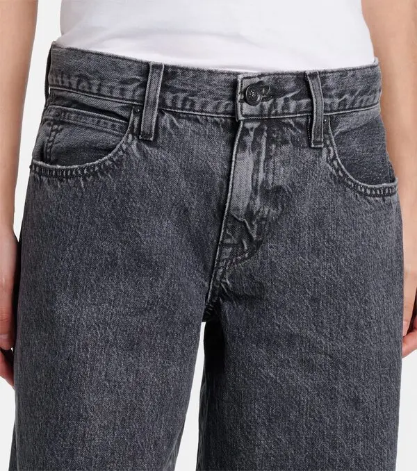 SLVRLAKE Mica Wide-leg Jeans - Black