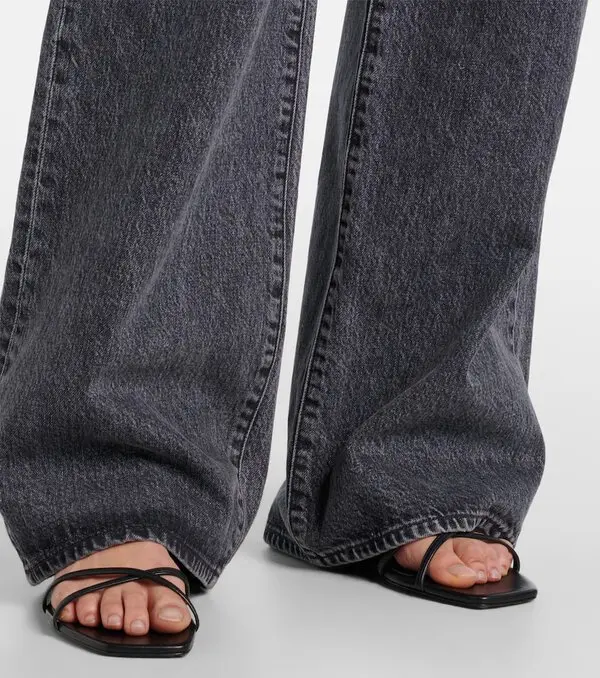 SLVRLAKE Mica Wide-leg Jeans - Black