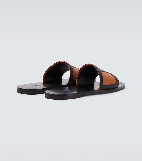 Valentino Garavani Leather Slides