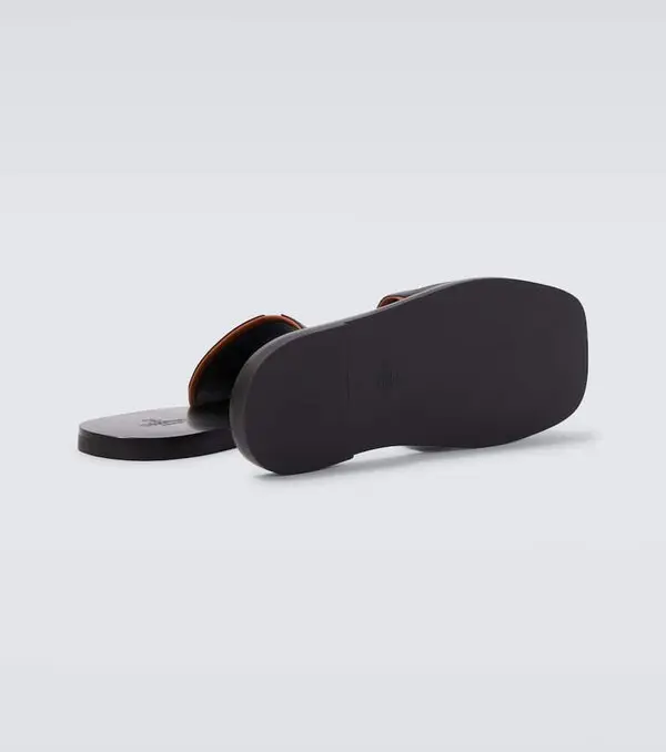 Valentino Garavani Leather Slides