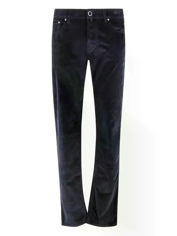 Jacob Cohen Corduroy Five-pocket Trousers - Blue