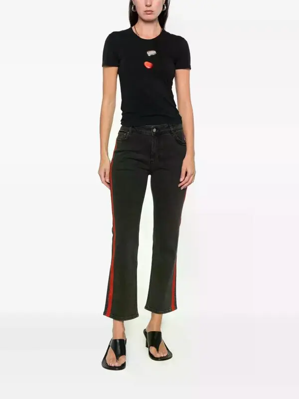 Victoria Beckham Stripe Denim Jeans