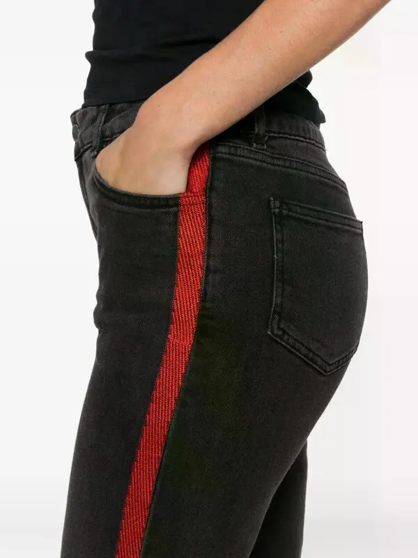 Victoria Beckham Stripe Denim Jeans