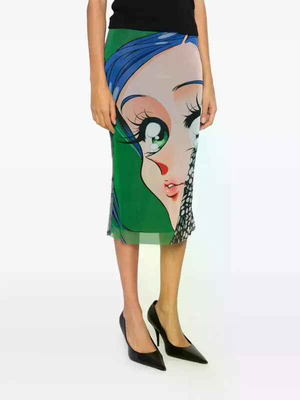 Ottolinger Printed Pencil Midi Skirt