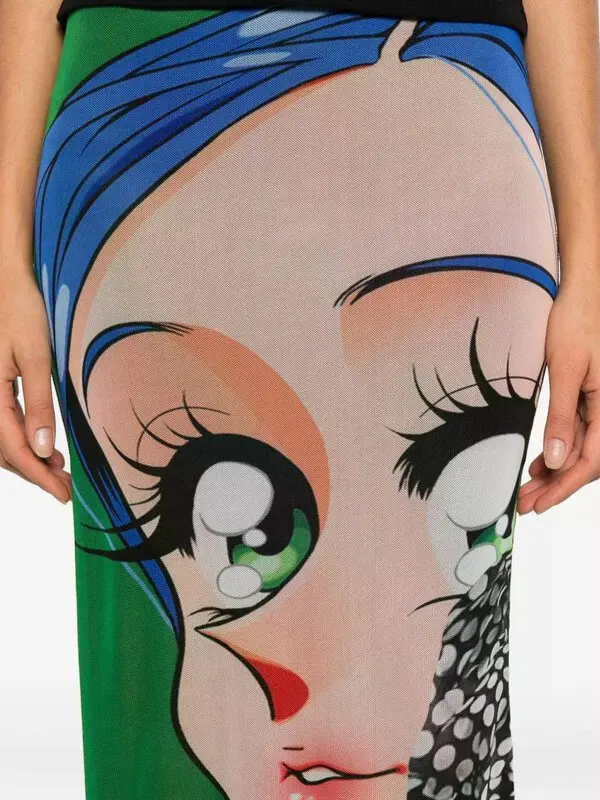 Ottolinger Printed Pencil Midi Skirt