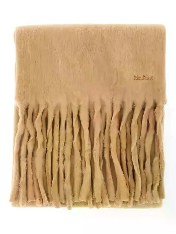 Max Mara Fringed Scarf - Neutrals