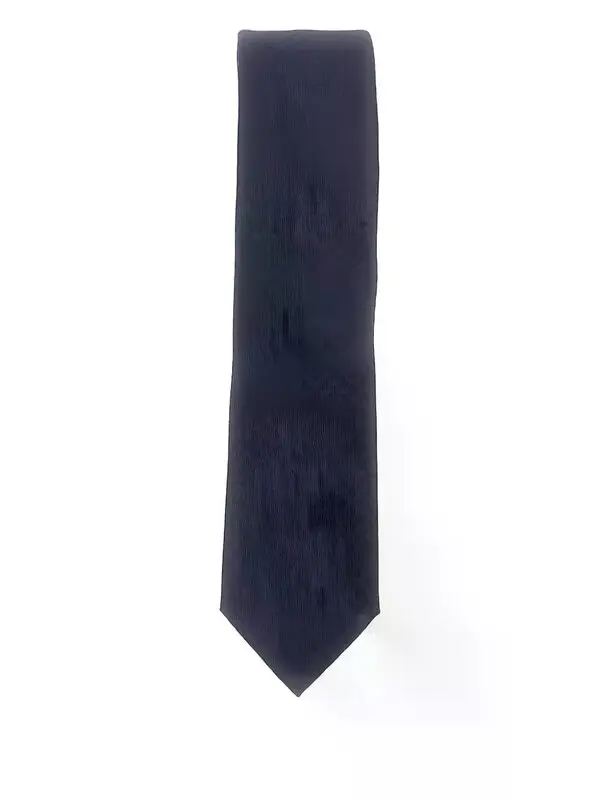 Emporio Armani Patterned Jacquard Necktie - Blue