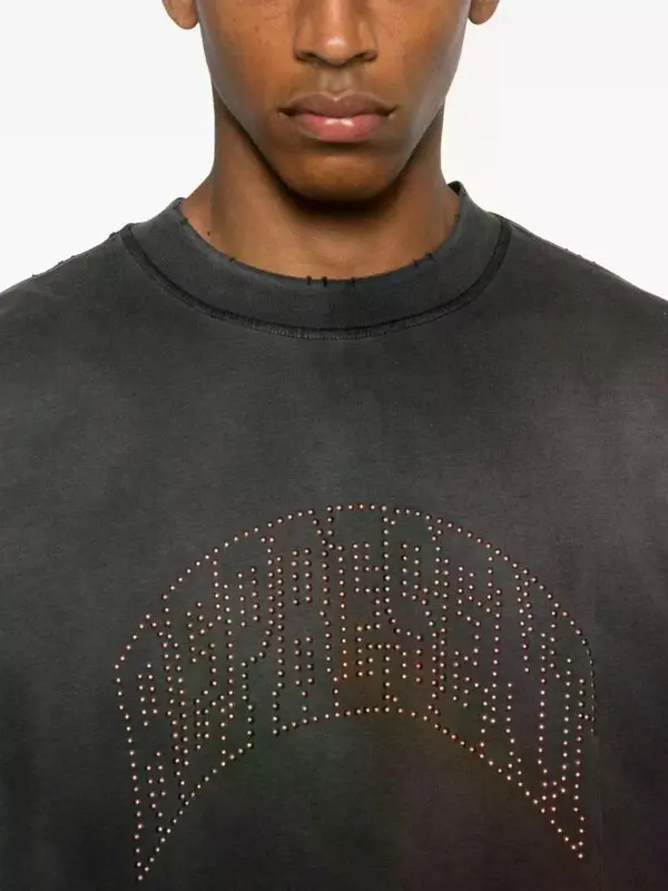 REPRESENT Stud-logo T-shirt - Black