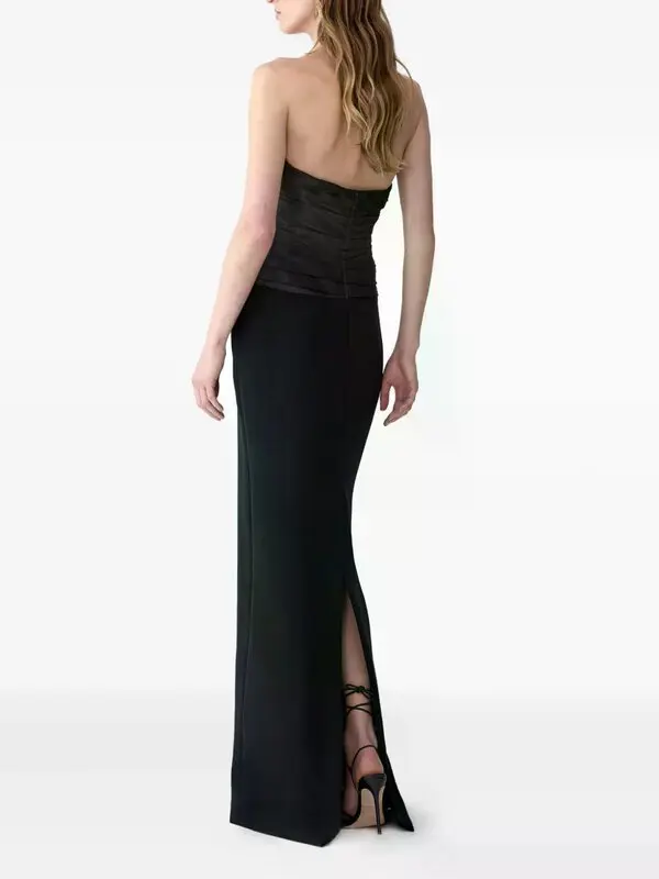 Carolina Herrera U-neck Column Gown