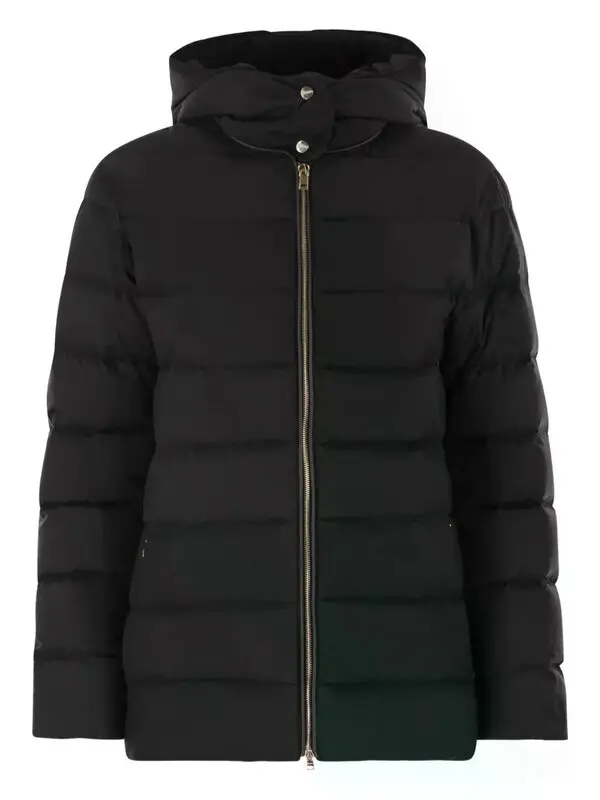 Herno Hooded Quilted Puffer Jacket - Black