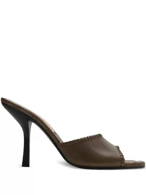 Burberry Stiletto Cabana Sandals