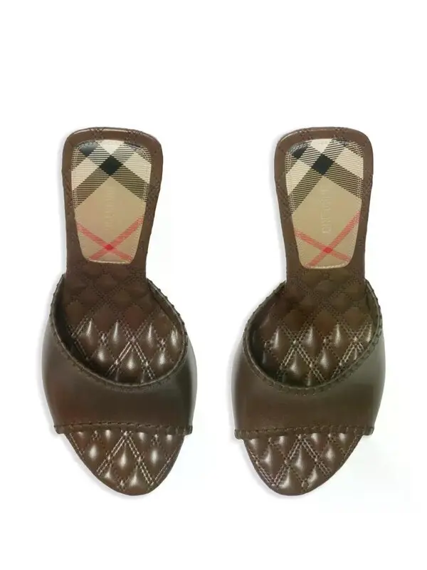 Burberry Stiletto Cabana Sandals