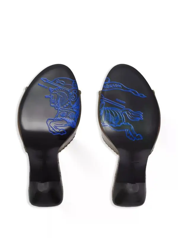 Burberry Stiletto Cabana Sandals