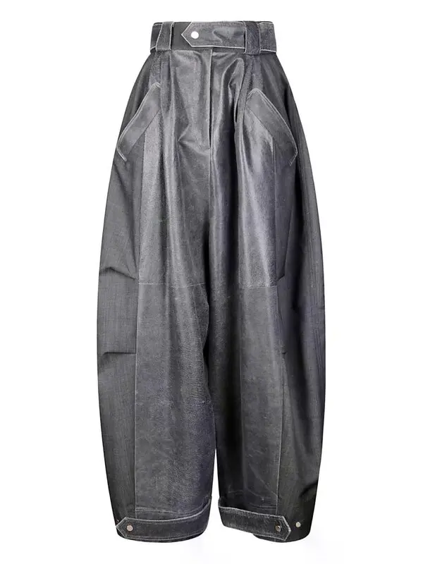 NICCOLO PASQUALETTI Luna Wide-legged Trousers - Grey