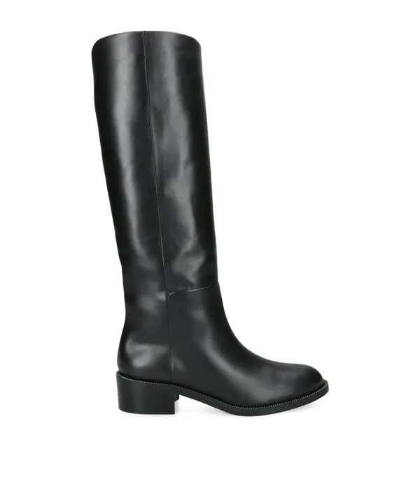 AQUAZZURA Leather Sellier Boots