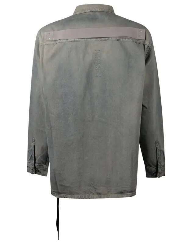 Rick Owens Jumbo Denim Jacket - Blue