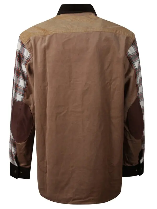Junya Watanabe Checked Cotton Flannel Shirt