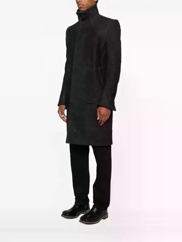 DEEPTI Button-fastening Coat - Grey