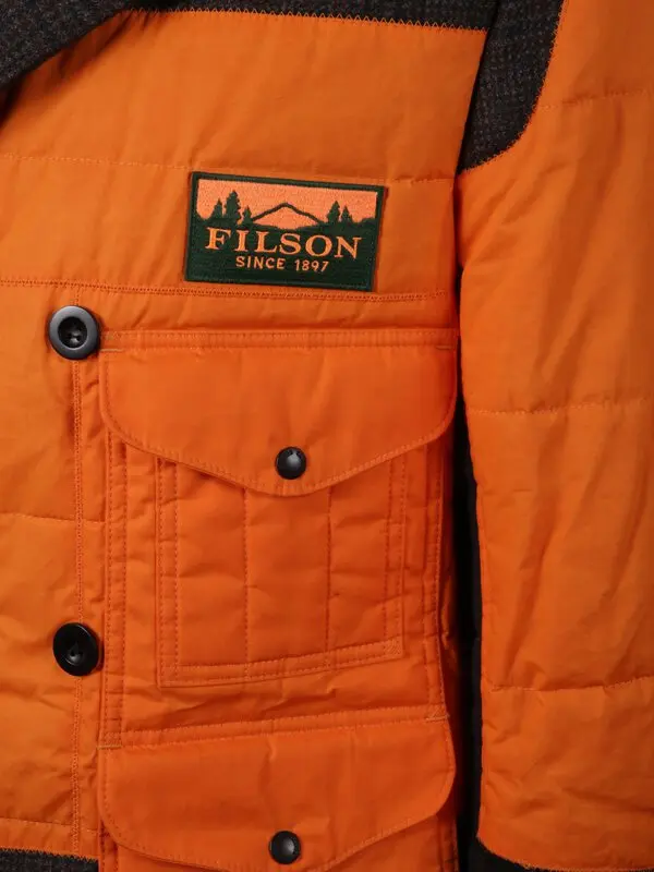 Junya Watanabe Filson Patchwork Coat - Orange