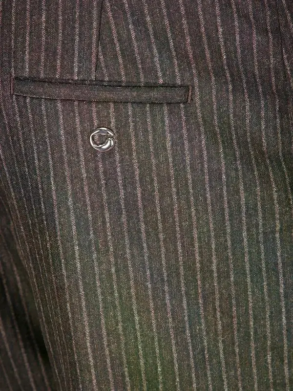 Coperni Tailored Pinstripe Trousers - Brown