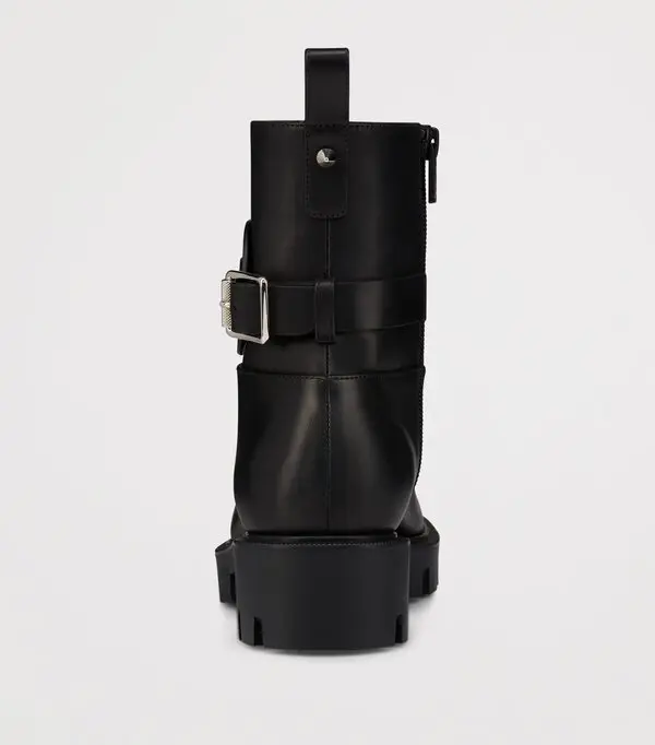 CHRISTIAN LOUBOUTIN Dianouchette Lug Leather Ankle Boots
