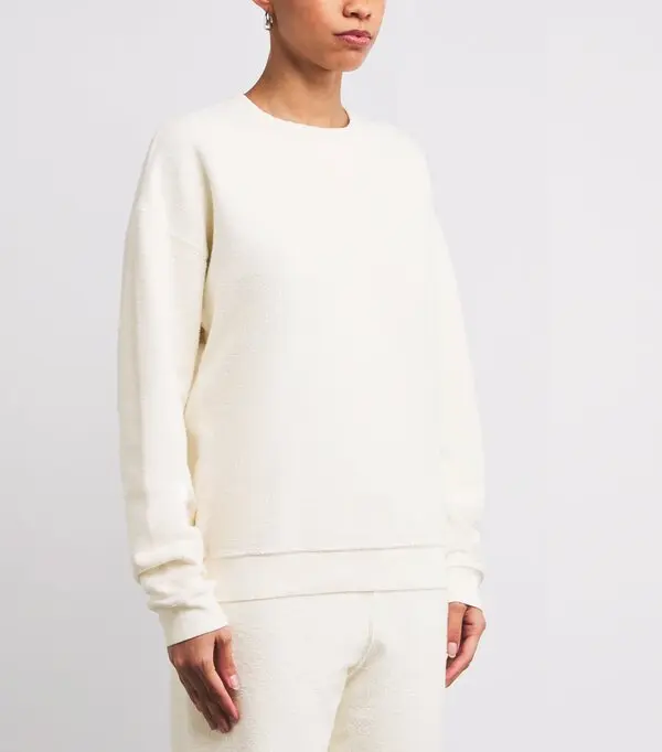 Eterne Cotton French Terry Relaxed Fit Sweatshirt