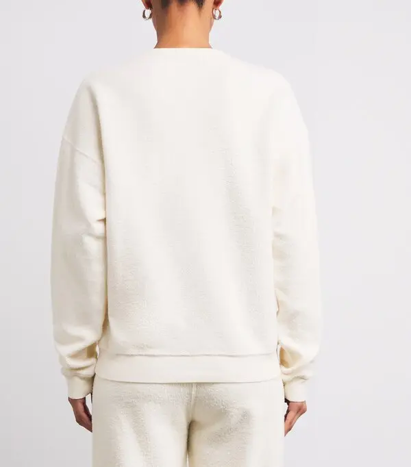 Eterne Cotton French Terry Relaxed Fit Sweatshirt