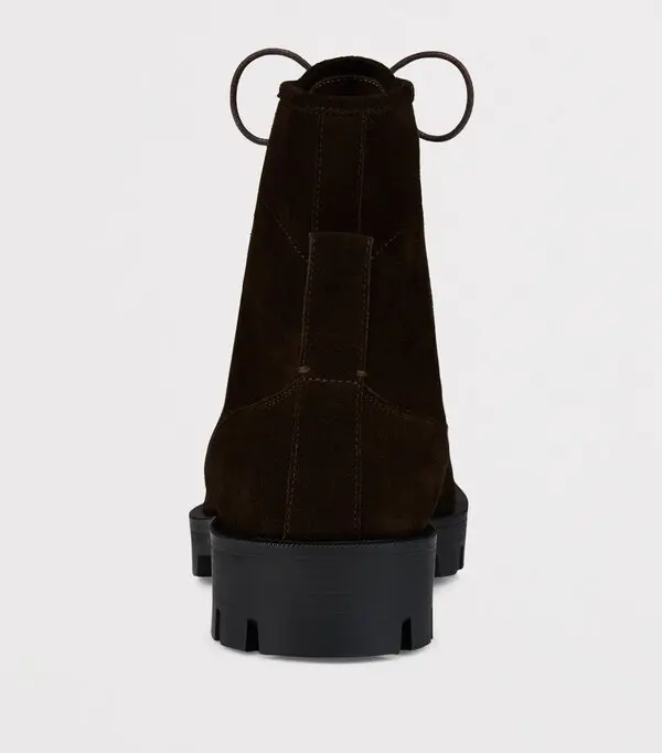 CHRISTIAN LOUBOUTIN Caracolo Lion Suede Boots