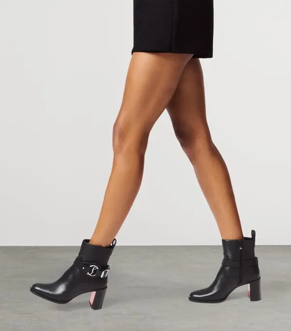CHRISTIAN LOUBOUTIN Dianouchette Leather Ankle Boots