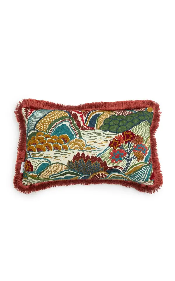 Liberty Mt Stitch Cushion - Multi