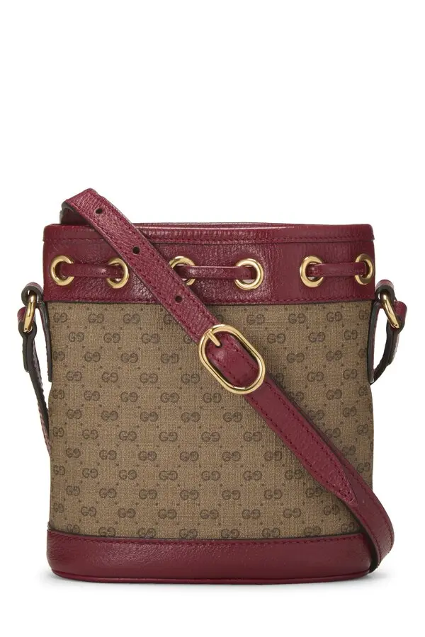Gucci Doraemon X Coated Canvas Bucket Bag - Red