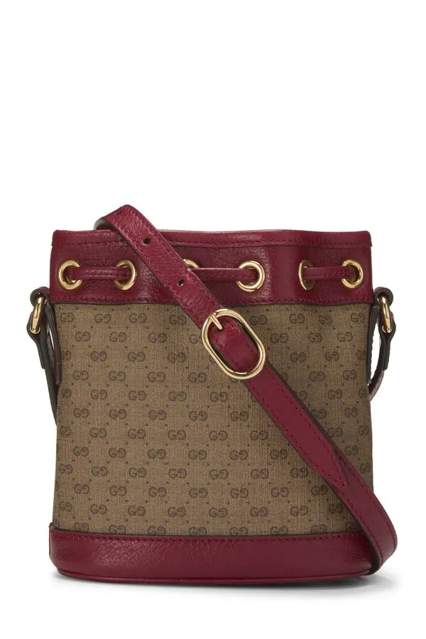 Gucci Doraemon X Coated Canvas Bucket Bag - Red