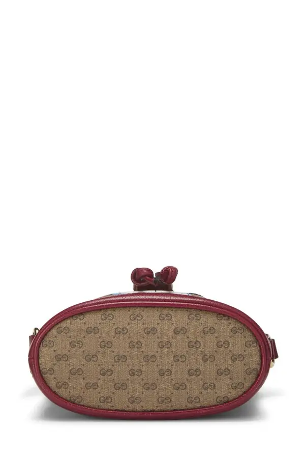 Gucci Doraemon X Coated Canvas Bucket Bag - Red