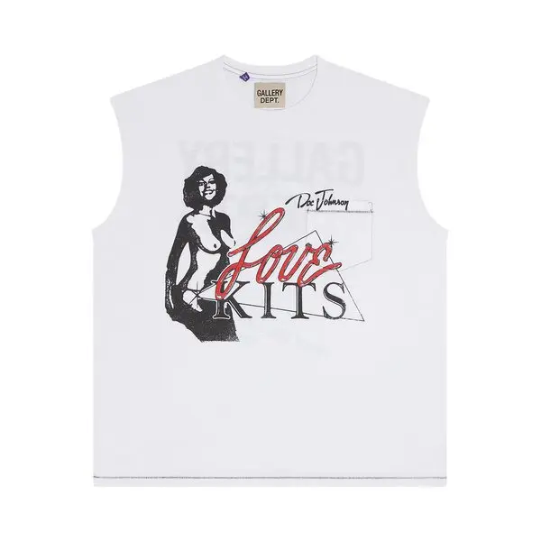 GALLERY DEPT. X Doc Johnson Love Kits Sleeveless Tee - White