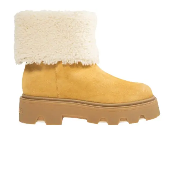 Moncler Aurea Mid Ankle Boot - Tan