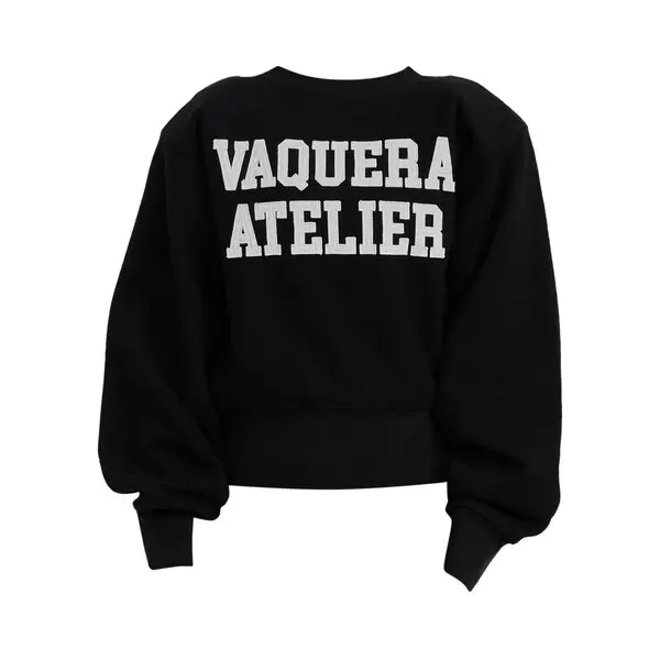 Vaquera Logo Sweatshirt With Shoulder Pads