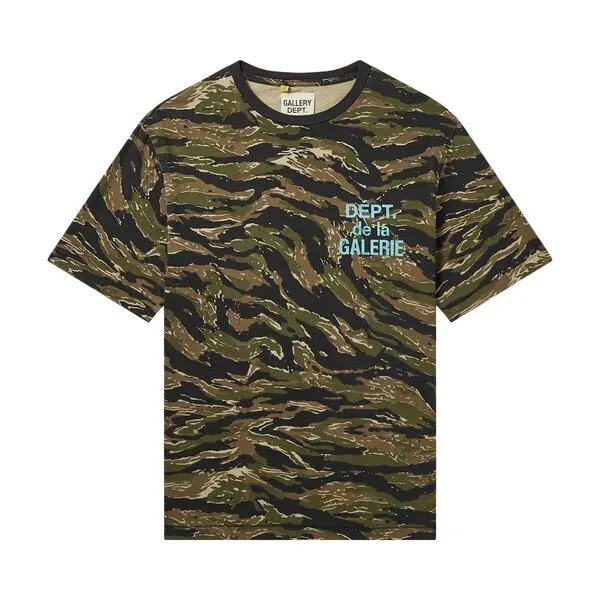 GALLERY DEPT. French Tee 'tiger Camo - Brown