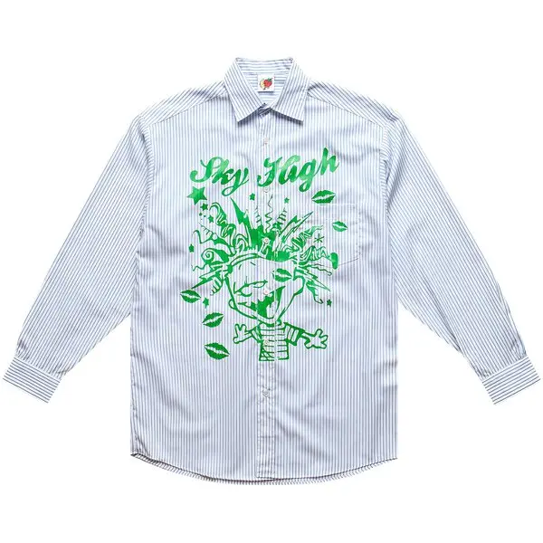 SKY HIGH FARM WORKWEAR Mindblown Print Button-up Shirt