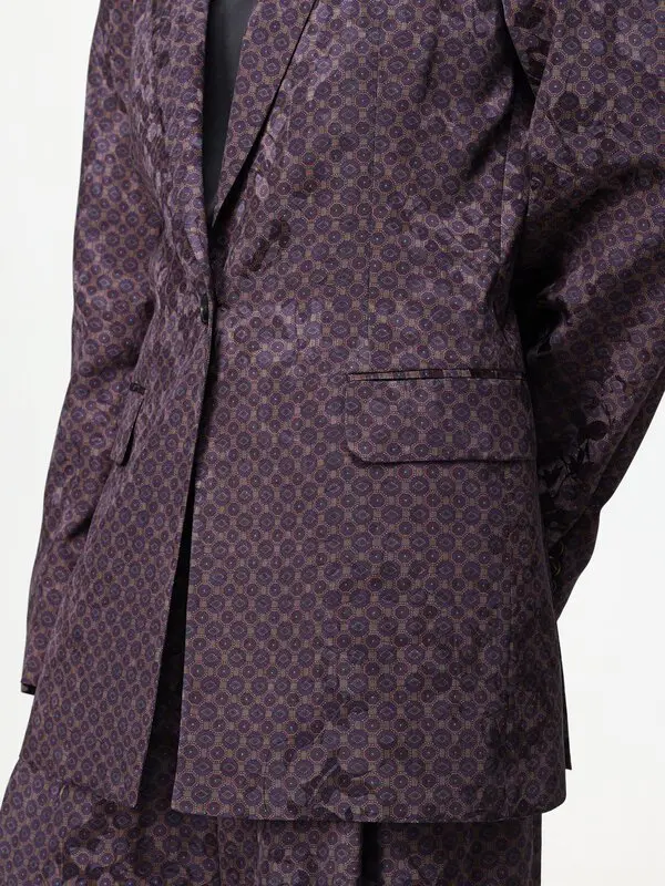 Dries Van Noten Textured Single-breasted Jacket